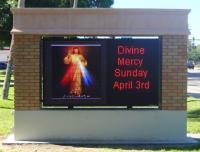 China IP65 Outdoor Monument LED Signs with 100,000-Hour Lifespan and 140° Viewing Angle for Churches and Businesses for sale