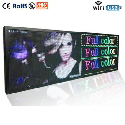 China P5 RGB Outdoor LED Digital Signage 27.5x78 Inch with 5000mcd Brightness and WiFi Connectivity for sale