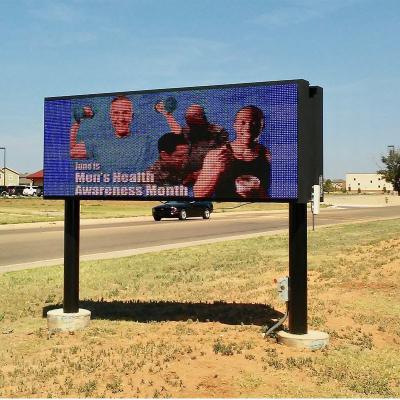 China Meanwell Outdoor LED Video Display Screen 6000mcd High Brightness IP65 Waterproof 100,000hrs Life for sale