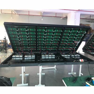 China SMD3535 Front Service LED Display P8 6000cd/m² IP65 Waterproof Outdoor Advertising Sign for sale
