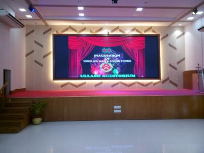 China P2RGB Indoor Fixed LED Screen 128×256mm with 512×512mm Cabinet and 250K Dots/m² Density for sale
