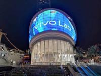 China P4-8 Transparent LED Film Display 4000cd/㎡ Brightness 86% Transparency for Curtain Wall Applications for sale