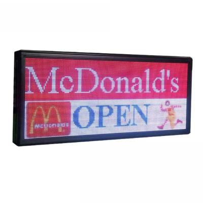 China P6 WiFi LED Sign with 128x16 Resolution, 5000-6500 Nits Brightness for Store Advertising Display for sale
