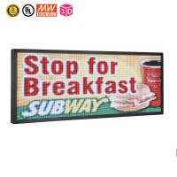 China P5 Full Color Programmable LED Scrolling Sign - 5mm Pitch, 6500 Nits Brightness, 256x96 Resolution for Indoor Advertising for sale