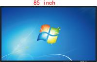 China 85 Inch 4K HDMI LCD Touch Screen with 20-Point Infrared Touch and 3mm Toughened Matt Glass for Education for sale