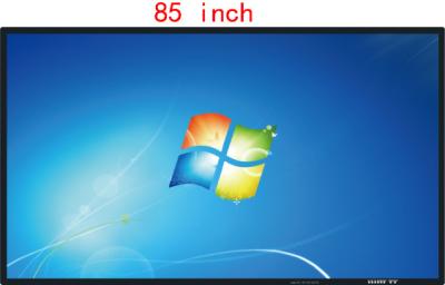 China 85 Inch 4K HDMI LCD Touch Screen with 20-Point Infrared Touch and 3mm Toughened Matt Glass for Education for sale