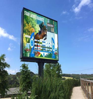 China P10 Outdoor LED Billboard Display 320x160mm Module 6000cd/m² Brightness IP65 Rated 60Hz Video Wall for sale