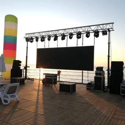 China P4.81 Outdoor Rental LED Screen 500x1000mm Die Cast Aluminum Cabinet 3500cd/m² Brightness for sale