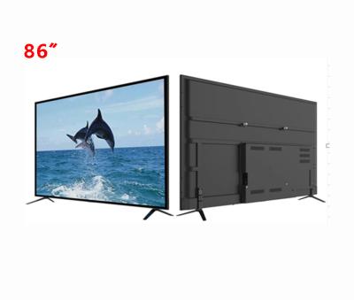 China 86-Inch Android 4K LCD TV with 3840x2160 Resolution and 400 Nits Brightness for sale