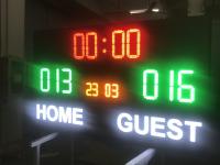 China Waterproof P5 RGB LED Score Board with RF Control - 2000×1200mm Display with 6000mcd Brightness for sale
