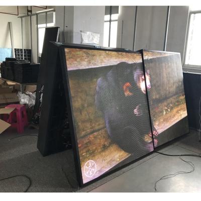 China P3 P4 P5 P8 P10 Outdoor Double Sided LED Display Cabinet - 6000 cd/m² Brightness, IP65 Waterproof for sale