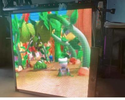China 5000nits P3 RGB Outdoor LED Window Display Sign 768x768mm Aluminum Profile for sale
