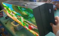 China P3RGB 12V Programmable LED Scrolling Sign 192x768mm Display with 5000mcd Brightness for Vehicle Advertising for sale