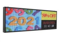 China Store Wifi Programmable LED Window Signs 320x160mm 220V For Video Showing for sale