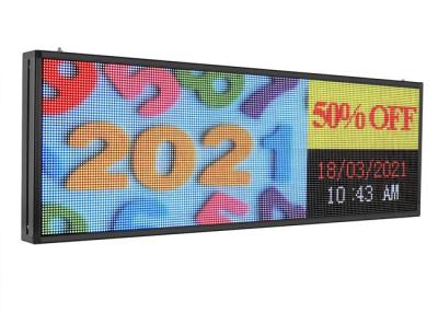 China Store Wifi Programmable LED Window Signs 320x160mm 220V For Video Showing for sale