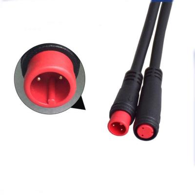 China Waterproof Male Female Connector  M8 3pin 2pin 5pin 4pin 6pin IP65 Waterproof Connector Extension Cable for sale