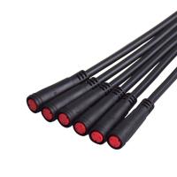 China Waterproof Male Female Connector  M8 3pin 2pin 5pin 4pin 6pin IP65 Waterproof Connector Extension Cable for sale