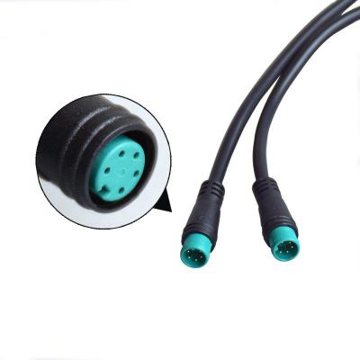 China M8 IP67 Waterproof Nylon Housing Adaptor Cable 3 4 5 Pin Male Female Wire Connector 1A Connectors for Electrical Connector for sale