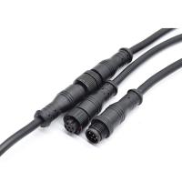 China Waterproof Male Female Connector M12 IP67 , 22AWG LED Strip Outdoor Landscape Lighting Waterproof Wiring Harness for sale