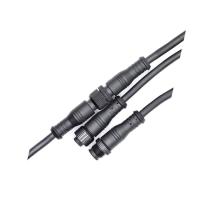 China Waterproof Male Female Connector M12 IP67 , 22AWG LED Strip Outdoor Landscape Lighting Waterproof Wiring Harness for sale