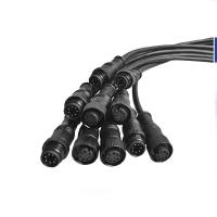 China M12 4 Pin Waterproof Connector Plug Socket Power Cable Copper Contact Industrial Sensor for sale