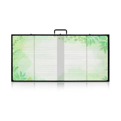 China P3.9 SMD1921 Transparent LED Module 2500nit Outdoor Transparent LED Display for sale