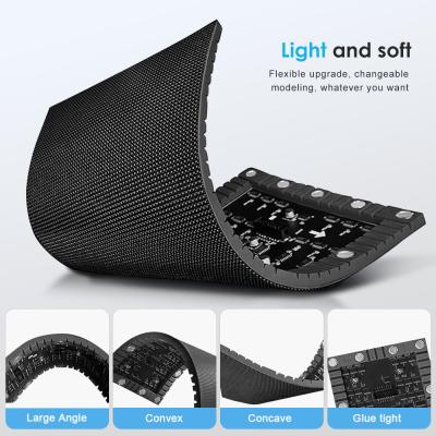 China SMD2121 Flexible LED Screen 7680Hz Flexible LED Screen Panel P3 Efficient Operation for sale