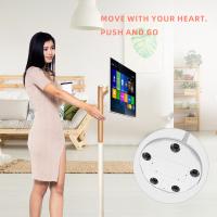 China Best Seller 32 Inch 1080p HD Wireless Smart Portable TV Stand Wheels Touch Screen Indoor Animation Graphics 1 Year Warranty OEM for sale
