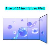 China Large 65 Inch Wall Mount Break Proof Screen Metal Shell Large Splicing Screen 4K UHD Display LCD Digital Signage Screen Advertising Video Wall for sale