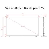 China 60 inch Durable High-Performance 4K UHD TV for Business, Shatterproof Screen, Military-Grade Metal Housing Frame,Break-Proof Design for sale