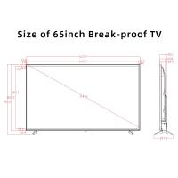China 65 inch Ultra-HD Clarity Meets Military-Grade Protection 4K UHD Public Display TV – Vandal-Proof & Commercial-Grade for sale
