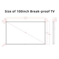 China 100-inch 4K UHD Smart TV, Immersive Viewing Experiences, Enterprise-grade Connectivity, OEM Smart TV Manufacturer for sale