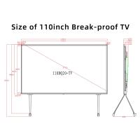 China 110-inch 4K UHD Smart TV - Ultimate Commercial Display Solution, Large-format Professional Display, Cinematic 4K Resolution for sale