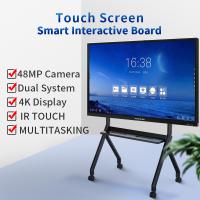 China 85-Inch Digital Smart Interactive Board for Education and Business Whiteboard Display Panel for Interactive Learning for sale