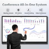 China 110-Inch Oversized Screen 4K UHD Android System Wireless Casting Interactive Smart Board for Office & Teaching Whiteboard for Conferences for sale