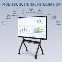 China 110-Inch Oversized Screen 4K UHD Android System Wireless Casting Interactive Smart Board for Office & Teaching Whiteboard for Conferences for sale