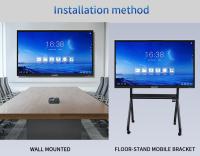 China 98 Inch 20 Point Multi Touch Interactive Digital Board with Built in Speakers Microphone for Video Conference for sale