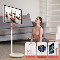 China 21.5 inch 8G+128G Capacitive Touch Portable TV with Wheels - 360° Swivel Touchscreen for Kitchen & Living Room, Follow Me Screen for sale