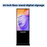 China 65 Inch Floor Standing Fast Food Restaurant Self-Ordering System Touch Screen Menu Board Digital Signage and Displays for sale
