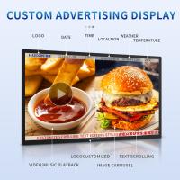 China 27 Inch Easy Mounting Wall Mounted Lightweight Advertising Digital Signage with Built-in Media Player for Engaging Customers for sale