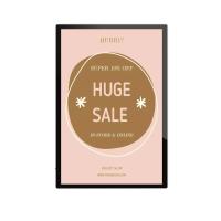 China Easy Mounting 43-Inch Interactive DOOH Display Wall-Mounted Digital Signage Media Player for Shopping Malls and Retail Stores for sale