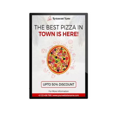 China 98 Inch Customizable Commercial Display Wall-Mounted Digital Signage for Indoor Advertising for sale