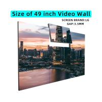 China 49 Inch LG SCREEN 3.5mm Gap New Arrival Lcd Splicing Screen Suppliers , DID Video Wall Original Manufacturer for sale