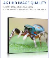 China 75 Inch Commercial High Performance Vertical Modular Large Splicing Screen Narrow Bezel Art Die Casting Steel Panel Video Wall Display for sale