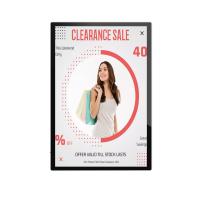 China 2K/4K UHD Display Resolution Wall-Mounted Digital Signage Wall Mount 1920*1080/3840*1920 Resolution Ratio for sale