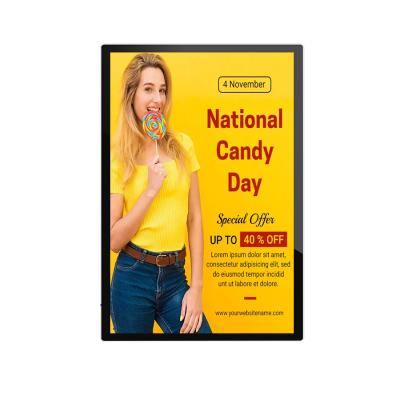China 100 inch Advertising Display Board Portrait Orientation Installation Options and Cloud-Based Remote Management for Digital Signage for sale