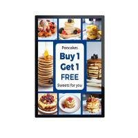 China Flexible Split-Screen Layouts Wall-Mounted Digital Signage with 100 inches Display Size and Original BOE/CSOT LCD Screen for sale