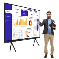 China Interactive Smart Board with Video Conferencing Native Support for Zoom/Teams/Webex 32GB ROM 4GB RAM Intel Core I3/i5/i7 4th To 13th Gen OPTIONAL for sale