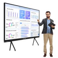 China Interactive Smart Board with Video Conferencing Native Support for Zoom/Teams/Webex 32GB ROM 4GB RAM Intel Core I3/i5/i7 4th To 13th Gen OPTIONAL for sale
