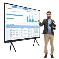 China Interactive Smart Board with Video Conferencing Native Support for Zoom/Teams/Webex 32GB ROM 4GB RAM Intel Core I3/i5/i7 4th To 13th Gen OPTIONAL for sale